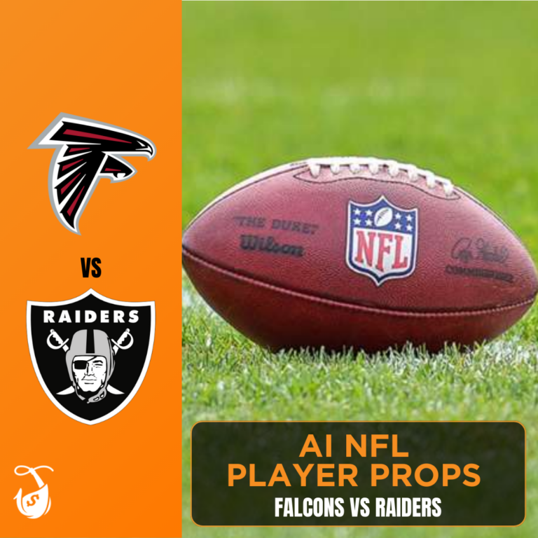 Falcons vs Raiders: AI Player Props - NFL Prop Bets